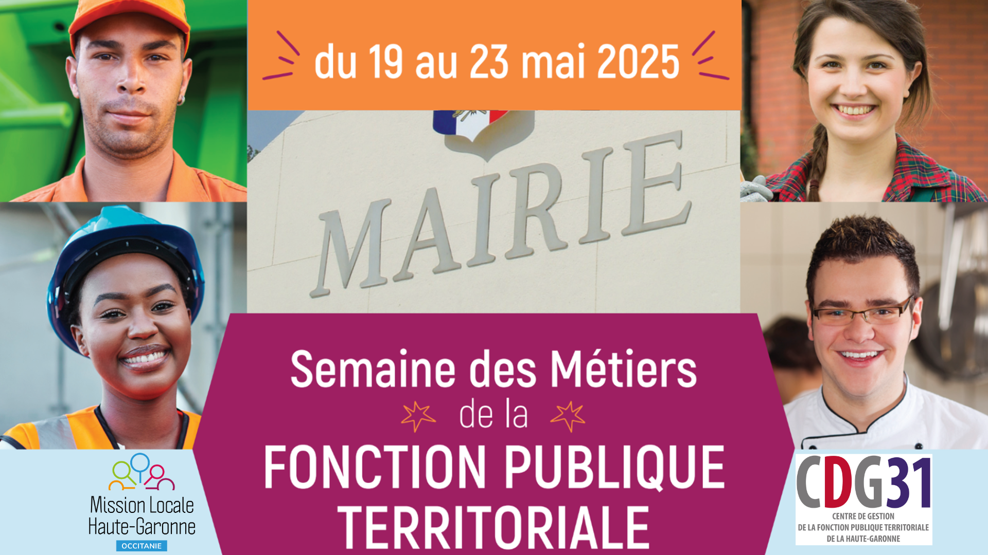 Semaine des métiers de la Fonction Publique Territoriale - Mission Locale Haute-Garonne